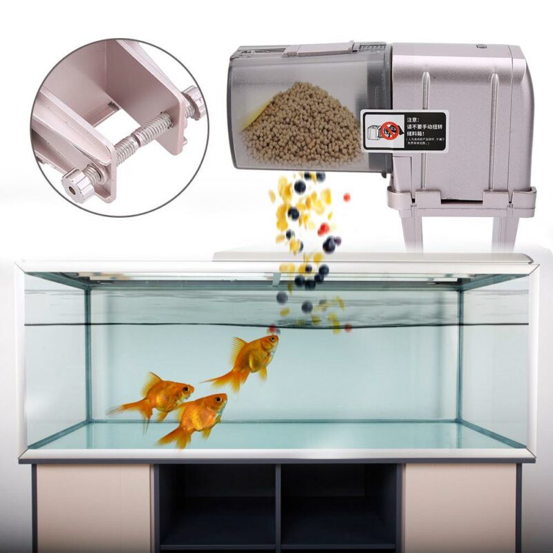 Automatic Aquarium Feeder Wifi Remote Control Intelligent Timing Fish ...