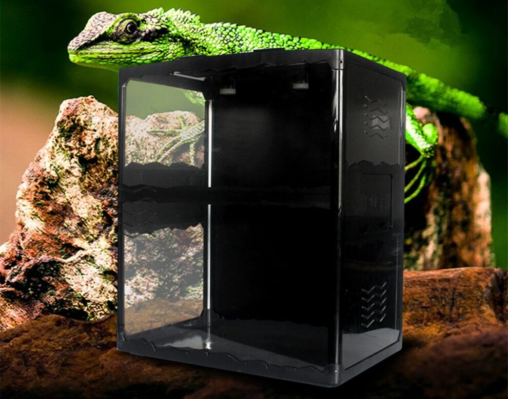 Compact Doublelayer Acrylic Reptile Terrarium For Lizards Chameleons ...