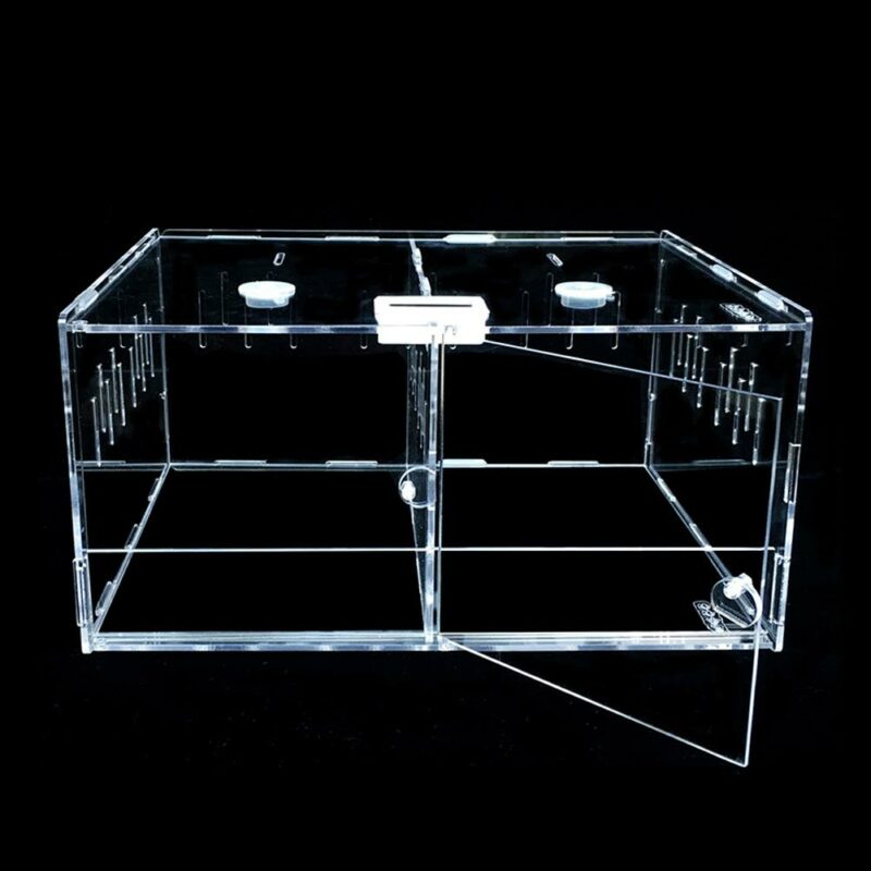 Acrylic Reptile Feeding Box Transparent Scorpion Hatching Multicrawl ...