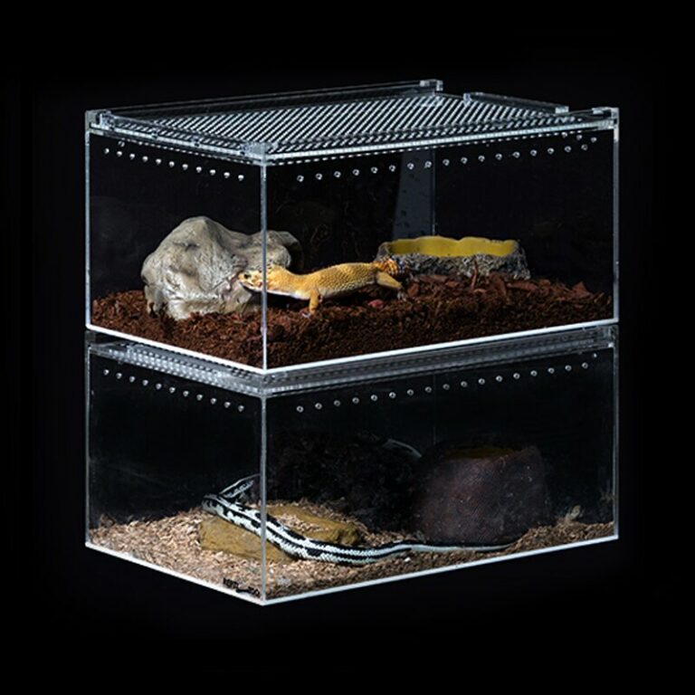 Reptile Guardian Terrarium Acrylic Breeding Cage For Lizards Frogs ...