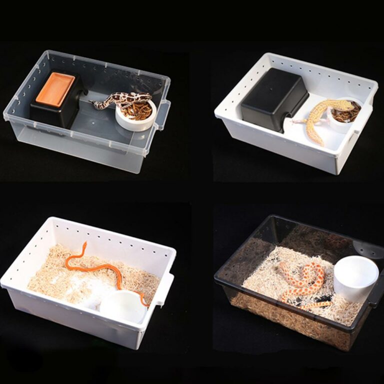 Lanlan Reptile Breeding Box Drawer Style Snake Habitat Assorted Colors ...