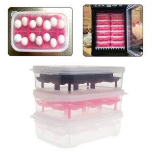 Professional Reptile Egg Incubator Transparent 14slot Tray For Lizard ...