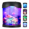 Led Jellyfish Aquarium Night Light Mini Usb Desk Fish Tank Accessories ...