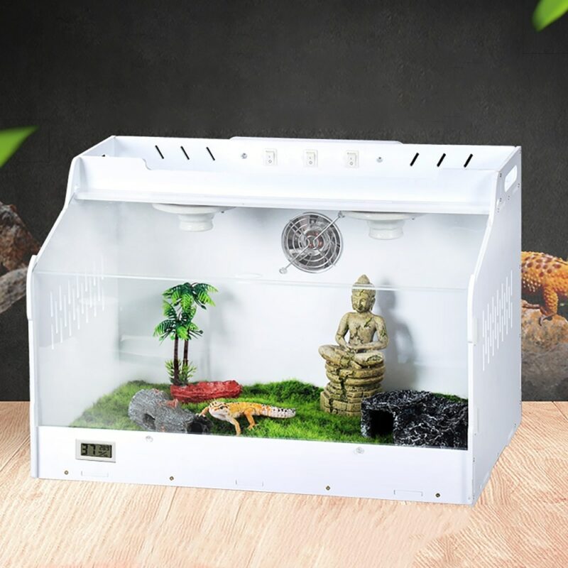 Reptile Incubator Breeding Box For Lizards Turtles Geckos Insect Pets ...