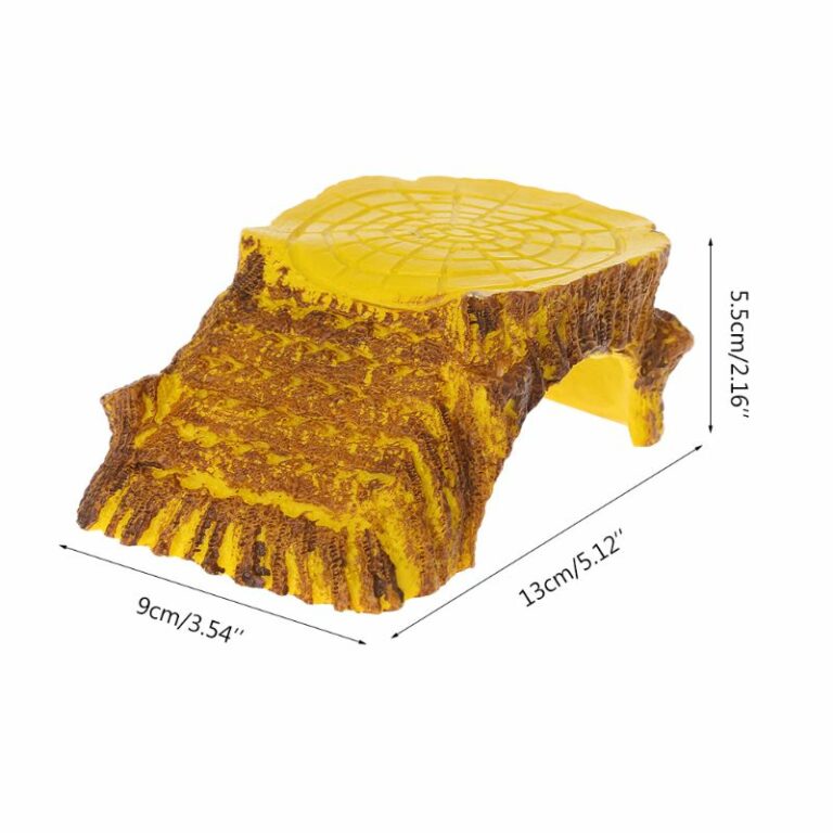 Resin Reptile Basking Platform Turtle Ramp Lizard Hide Cave For ...