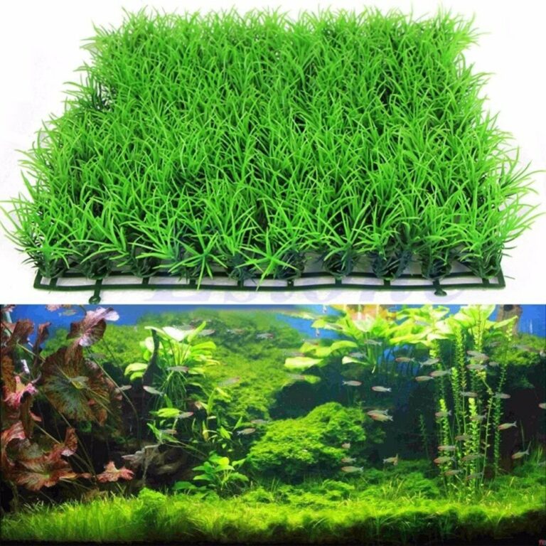Aquatic Artificial Green Grass Plant For Aquarium Fish Tank Landscape ...