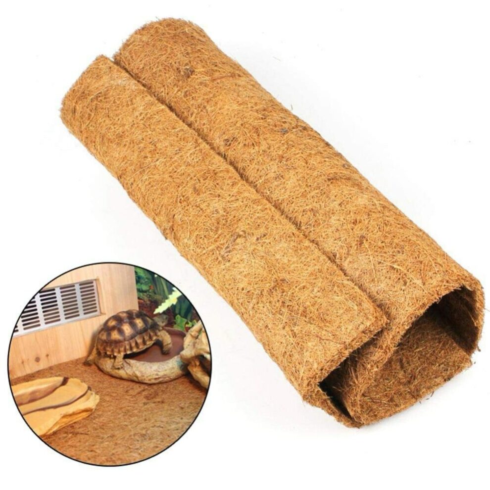 Brown Reptile Carpet Terrarium Liner Mat For Gecko Dragons Lizards ...