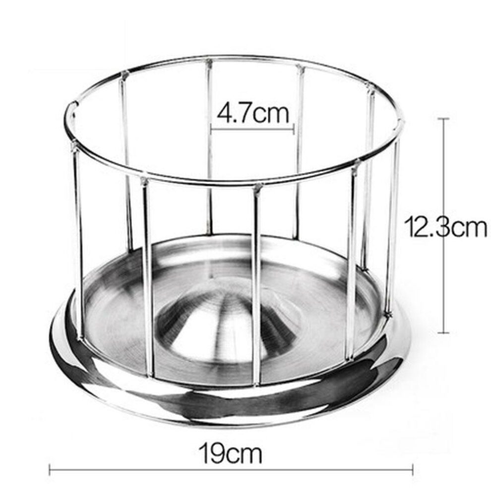 Durable Steel Turtle Feeding Bowl Pet Tortoise Food Water Dispenser ...