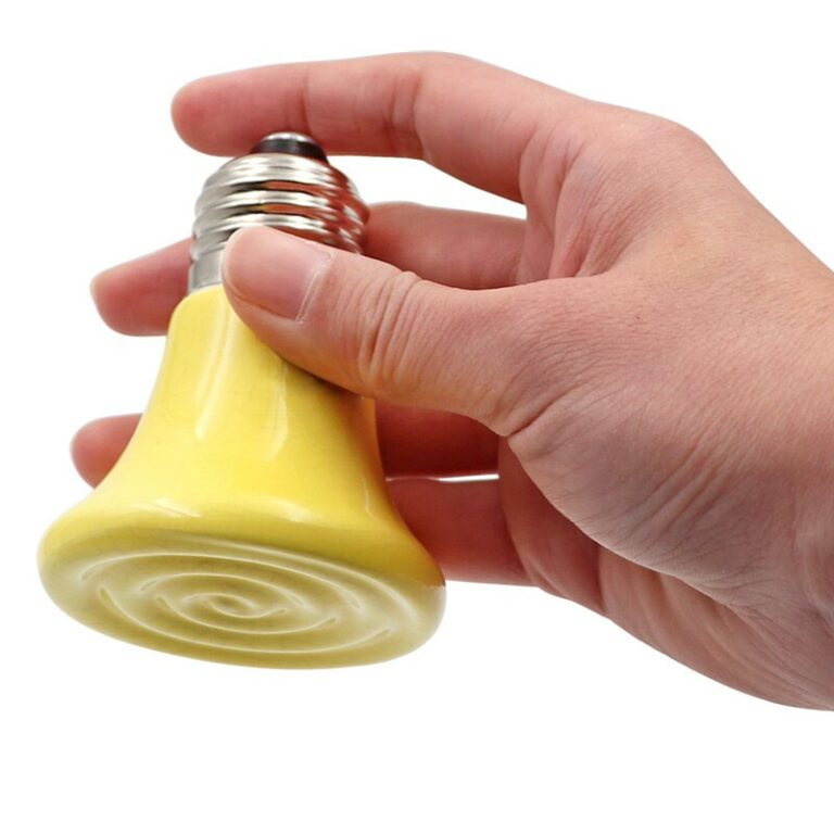 E27 Mini Infrared Ceramic Pet Heat Lamp 60w90w For Turtles Reptiles ...