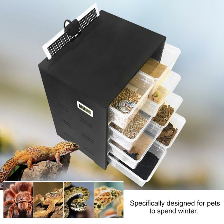 Reptile Breeding Box 13w 4layer Acrylic Terrarium With Temperature ...