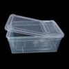 Reptile Transport Box Transparent Plastic Breeding Live Food Feeding ...