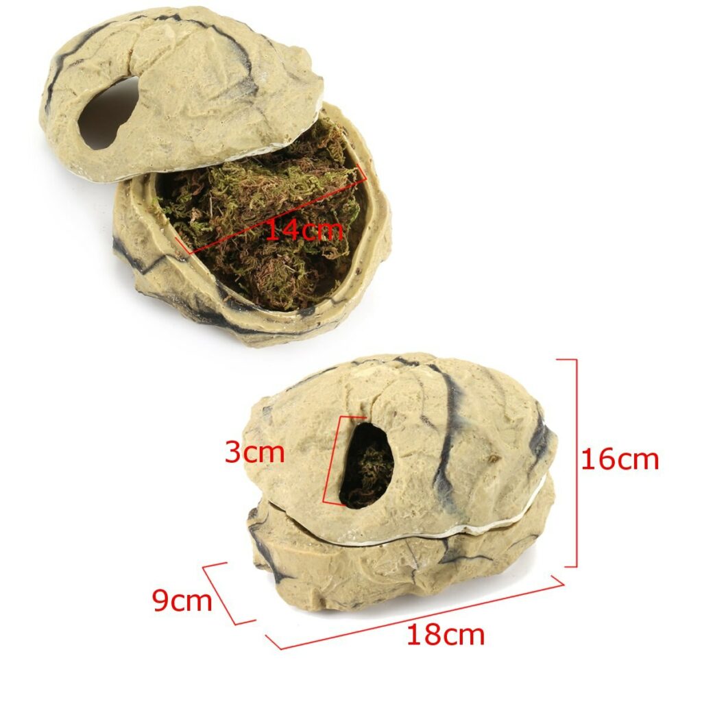Resin Reptile Hideout Cave Large For Snakes Lizards Turtles Scorpions ...