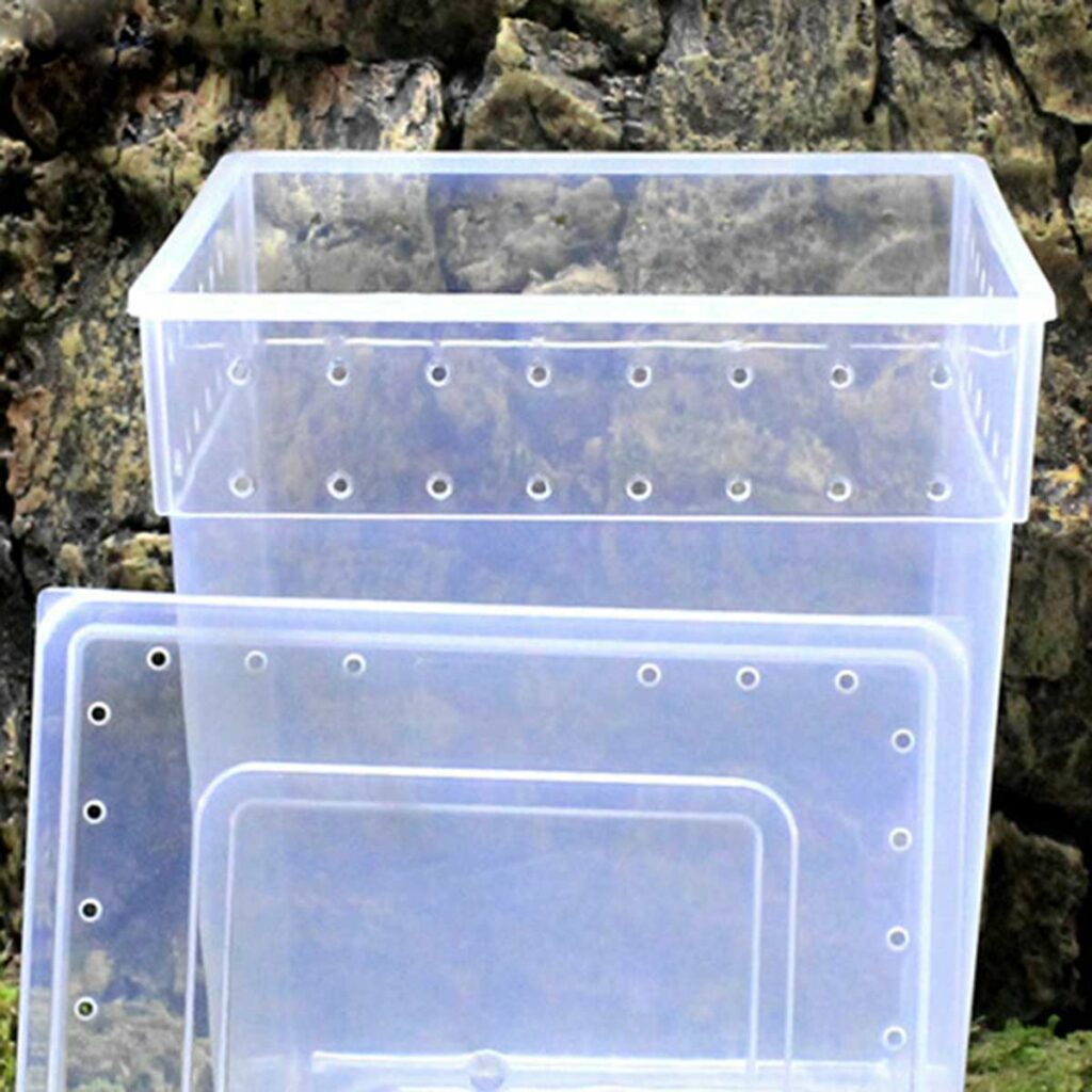 Reptile Breeding Cage Transparent Insect And Turtle Feeding Tank ...