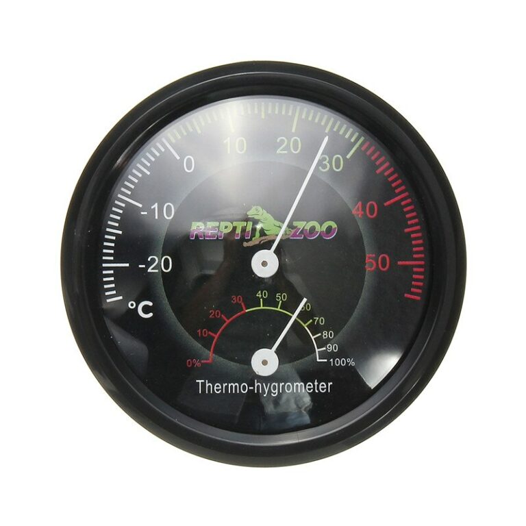 2in1 Reptile Vivarium Thermometer Hygrometer Colourcoded Tortoise ...
