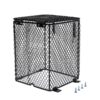 Metal Mesh Reptile Heat Lamp Guard Cage Bulb Protector Enclosure Heater ...