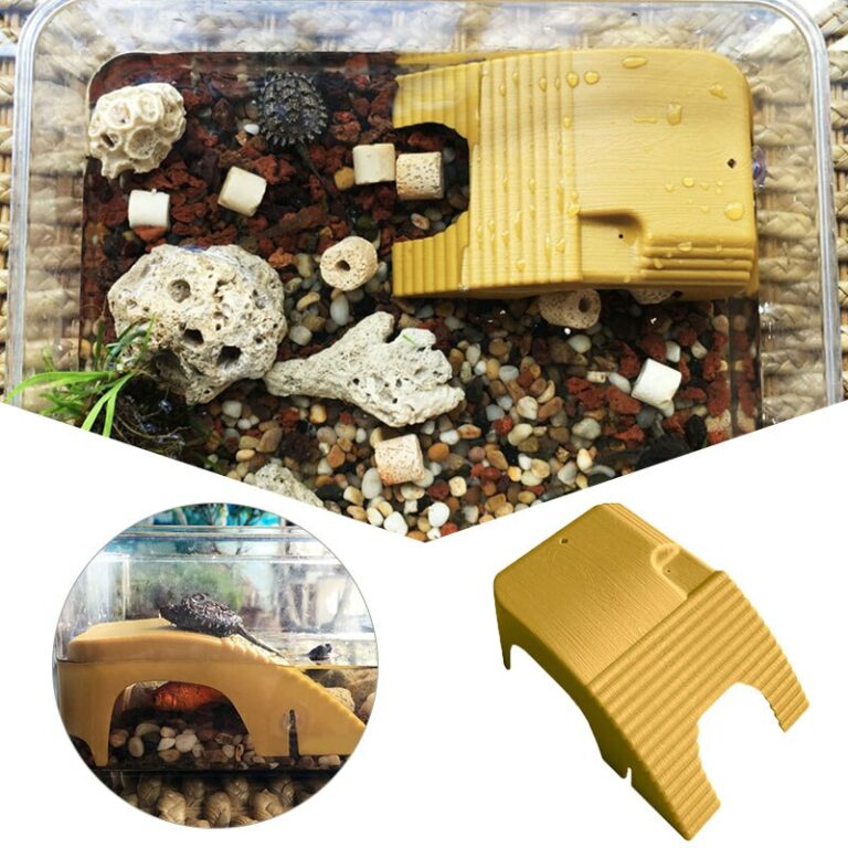 Amphibian Aquatic Climb Tank Reptile Basking Platform Floating Turtle ...