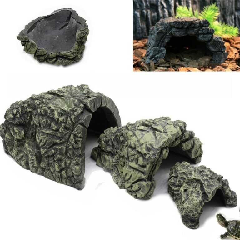 Reptile Cave Hideaway Basking Habitat For Snakes Lizards Turtles - Free ...