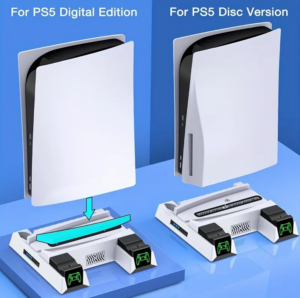 All-in-One PS5 Stand: Cooling, Charging & Storage Solution - Free ...