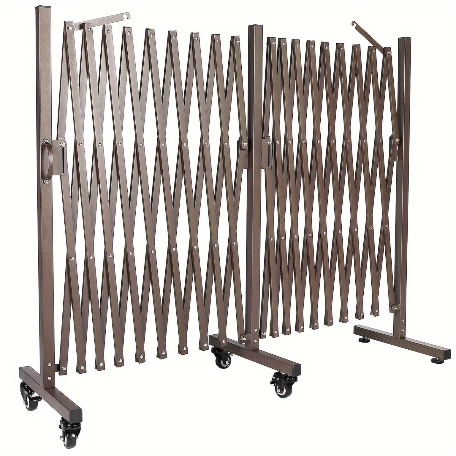 Portable Expandable 130 Retractable Driveway Fence Gate For ...