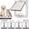 Lockable Clamshell Cat Door Direction Control Pet Safety Access - Free ...