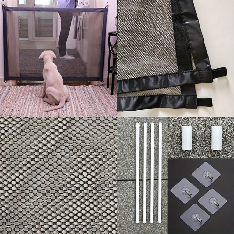 Scratchresistant Pet Safety Net Door Durable Dog Isolation Fence 1pc ...