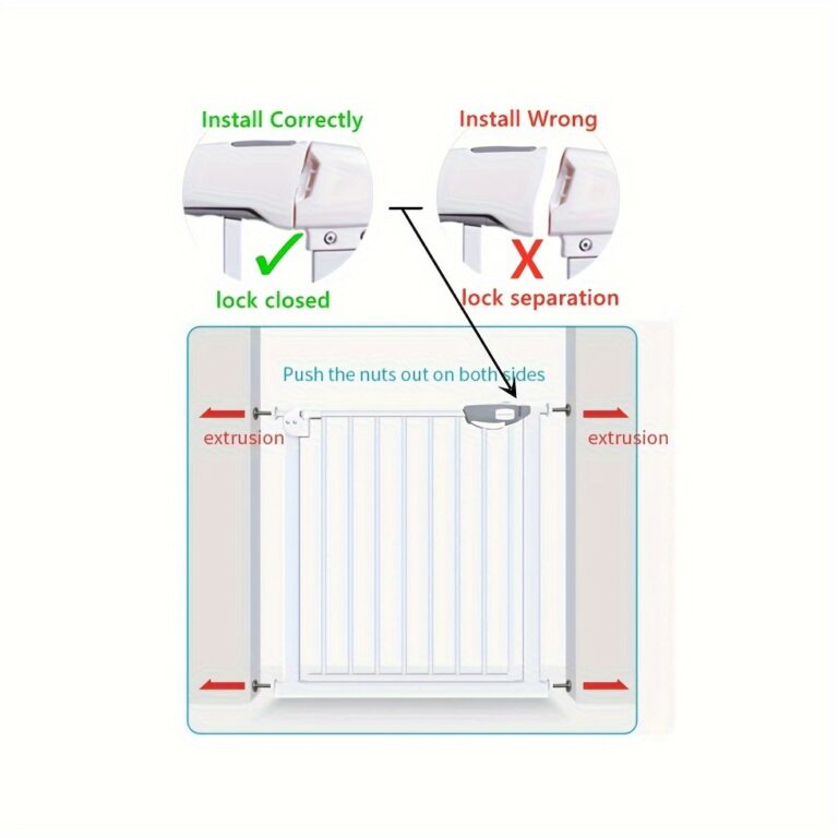 Indooroutdoor Autoclose Dog Gate For Doorways Stairs Patio Garden ...