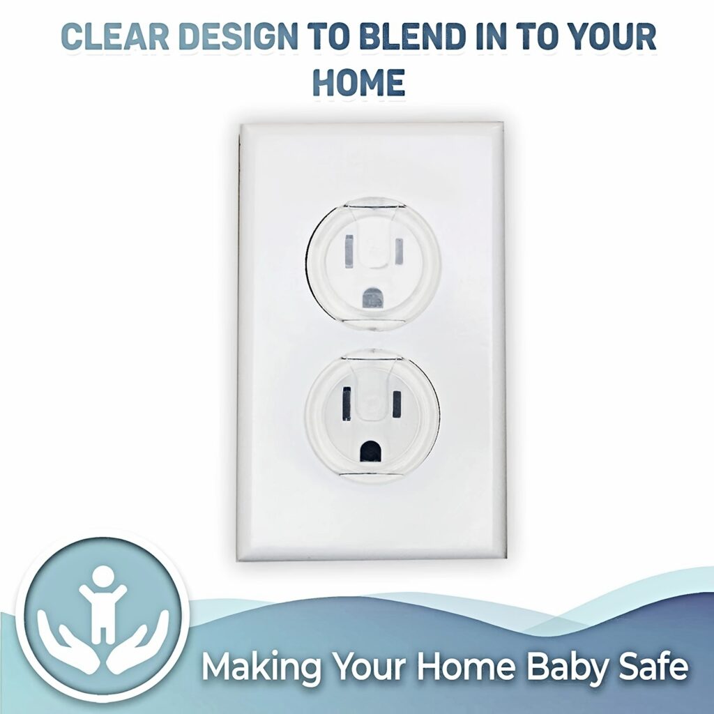 10pack Baby Safety Electric Plug Protectors Secure Outlet Covers With ...