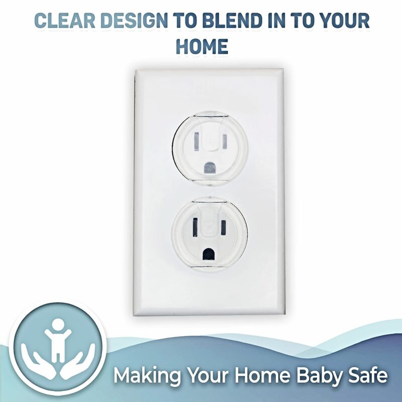 10pack Baby Safety Electric Plug Protectors Secure Outlet Covers With ...