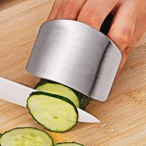 Metal Kitchen Finger Guard Reusable Safety Tool For Cutting Vegetables ...