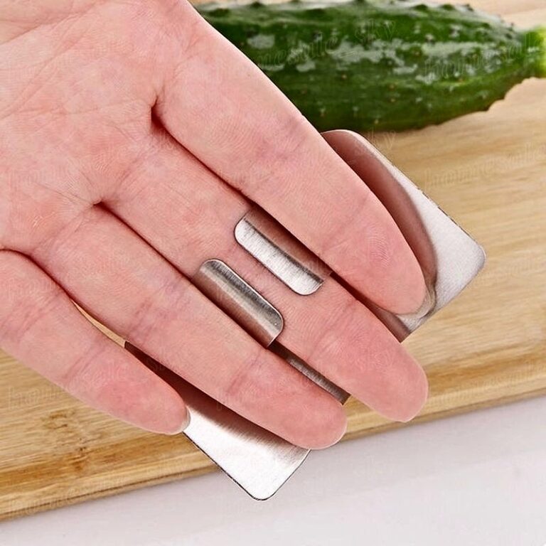Metal Kitchen Finger Guard Reusable Safety Tool For Cutting Vegetables ...