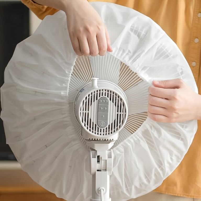 Waterproof Dustproof Round Electric Fan Cover 1 Pack Dust Bag - Free ...