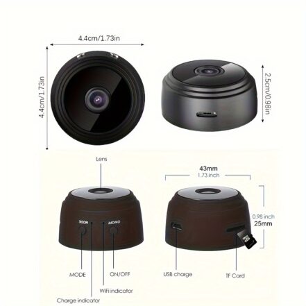 Home Security Wifi Ip Camera Night Vision Motion Detection Baby Monitor ...