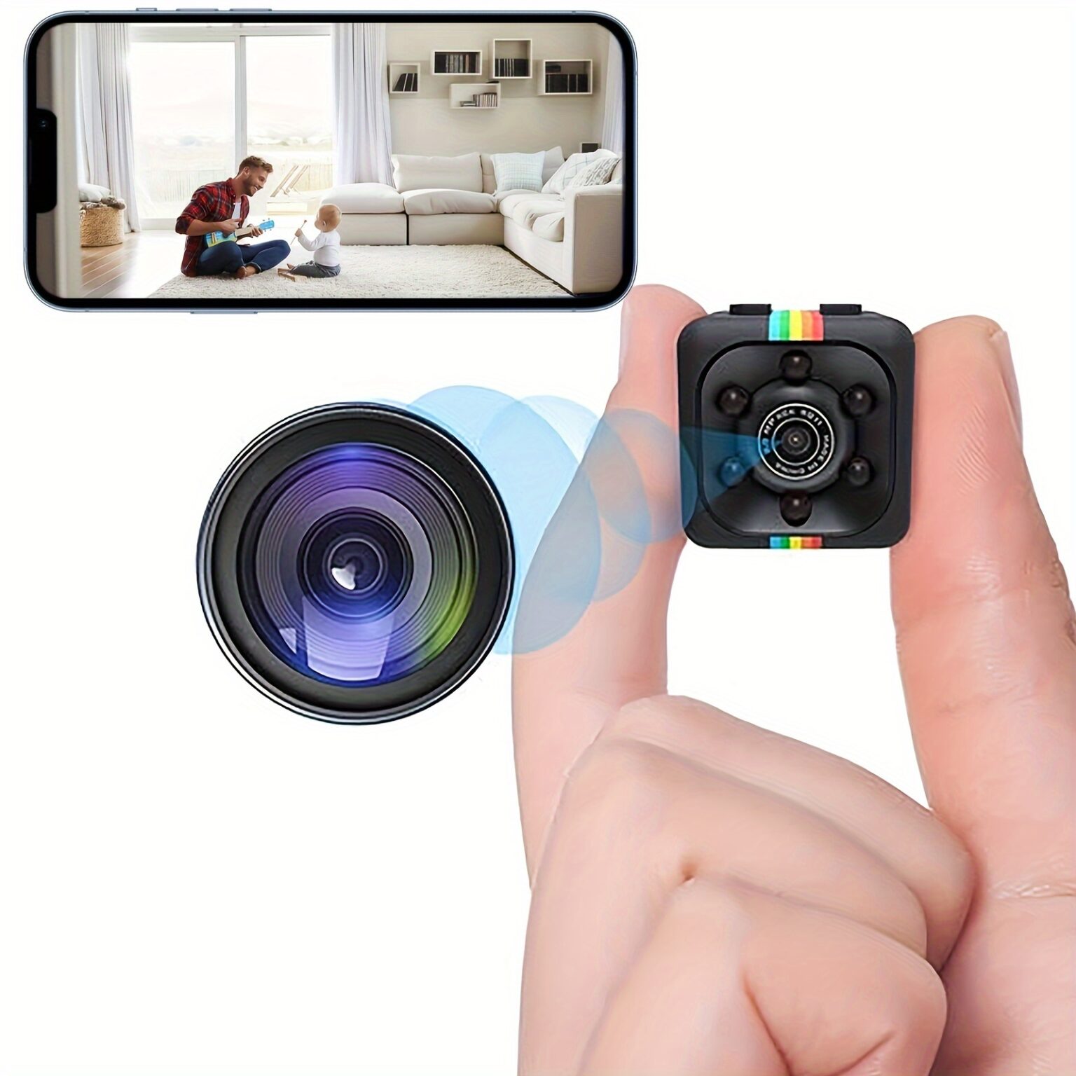 Home Security Wifi Ip Camera Night Vision Motion Detection Baby Monitor ...