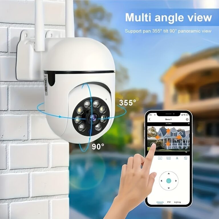 Hd Wifi Security Camera With 355degree Remote Night Vision For ...