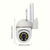 Hd Wifi Security Camera With 355degree Remote Night Vision For ...