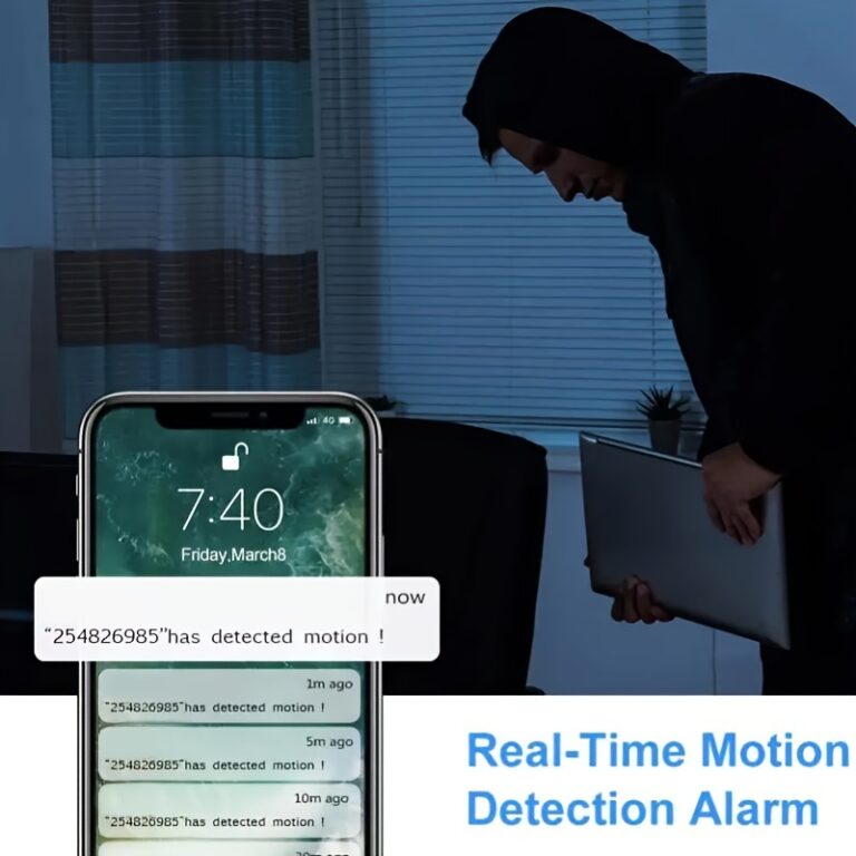 Hd Wifi Security Camera With 355degree Remote Night Vision For ...