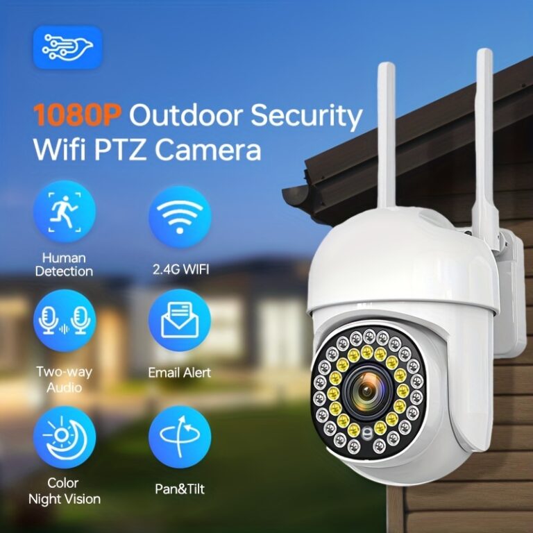1080p Wifi Home Security Camera With Color Night Vision Motion ...