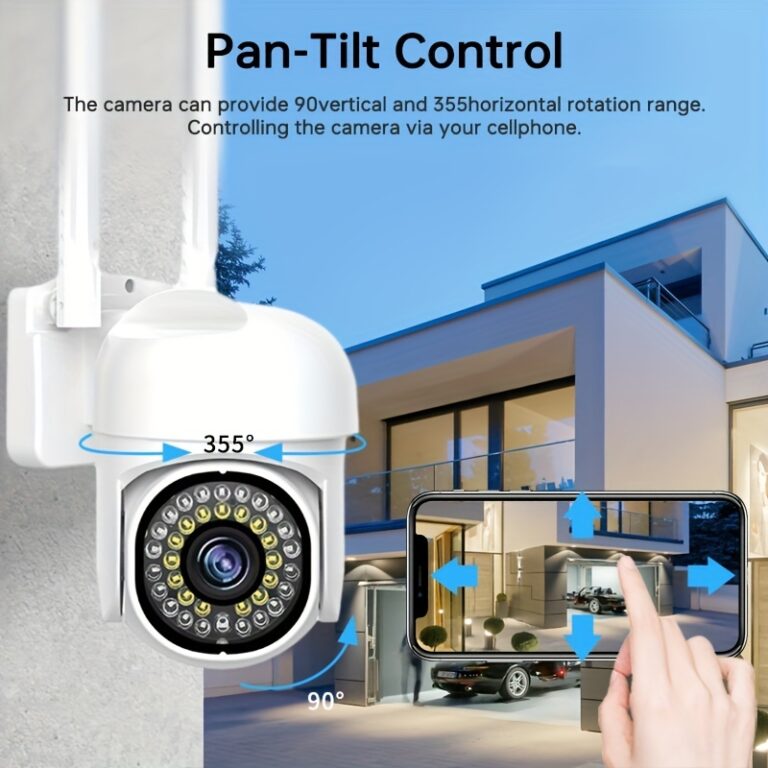1080p Wifi Home Security Camera With Color Night Vision Motion ...