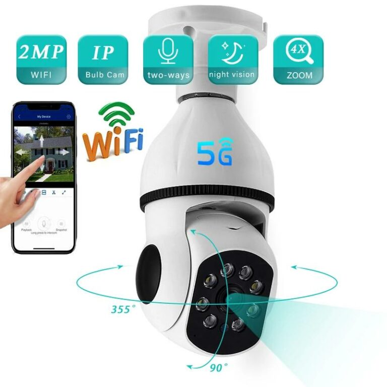 5g Ptz Wifi Security Camera Auto Night Vision Twoway Audio - Free ...