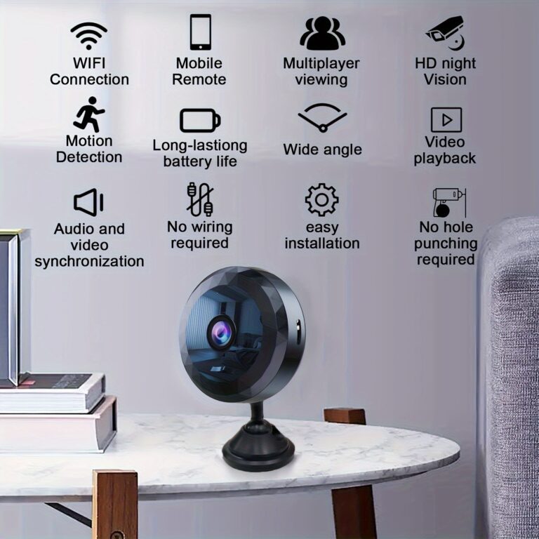 Mini Wifi Surveillance Camera With Night Vision Motion Detection ...