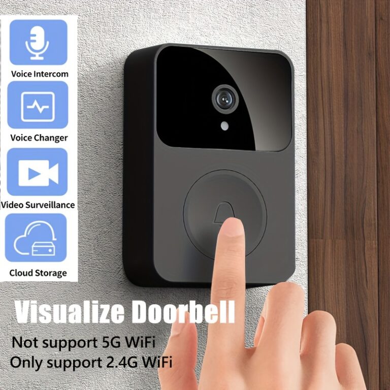 Wifi Hd Night Vision Doorbell Camera With Twoway Audio App Control ...