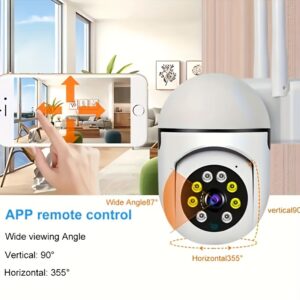 Hd Wireless Wifi Security Camera Autotracking Outdoor Home Monitoring ...