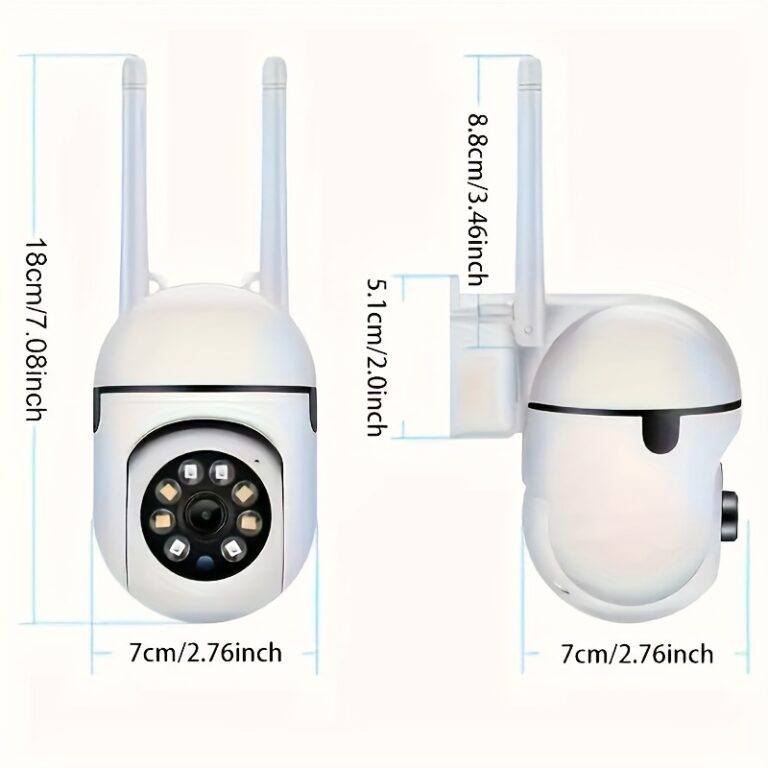 5g Wifi Security Camera With 355 View Intercom Night Vision Remote ...