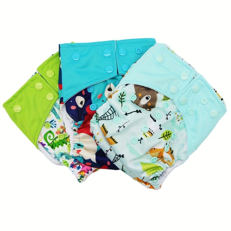 3piece Set Ecofriendly Adjustable Reusable Baby Cloth Diapers 315kg ...