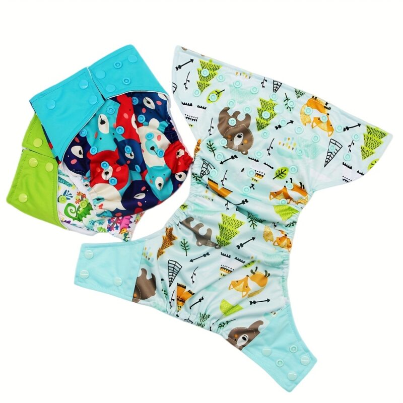 3piece Set Ecofriendly Adjustable Reusable Baby Cloth Diapers 315kg ...