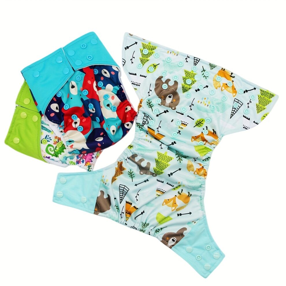 3piece Set Ecofriendly Adjustable Reusable Baby Cloth Diapers 315kg ...