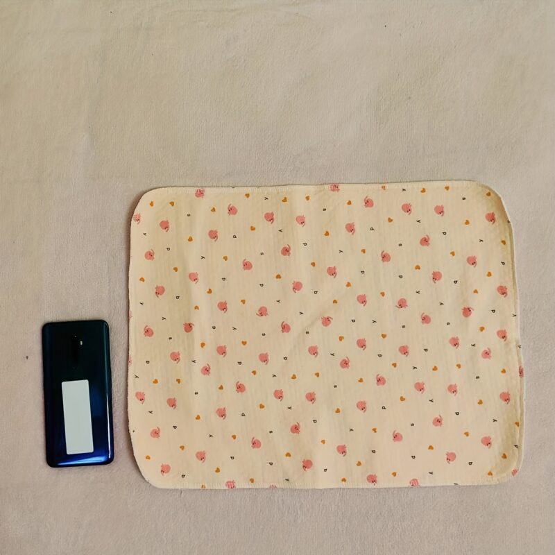 Breathable Cotton Diaper Changing Pad Washable Waterproof Leakproof ...