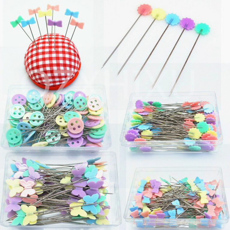 100piece Stainless Steel Dressmaking Positioning Sewing Pins Set Sewing ...