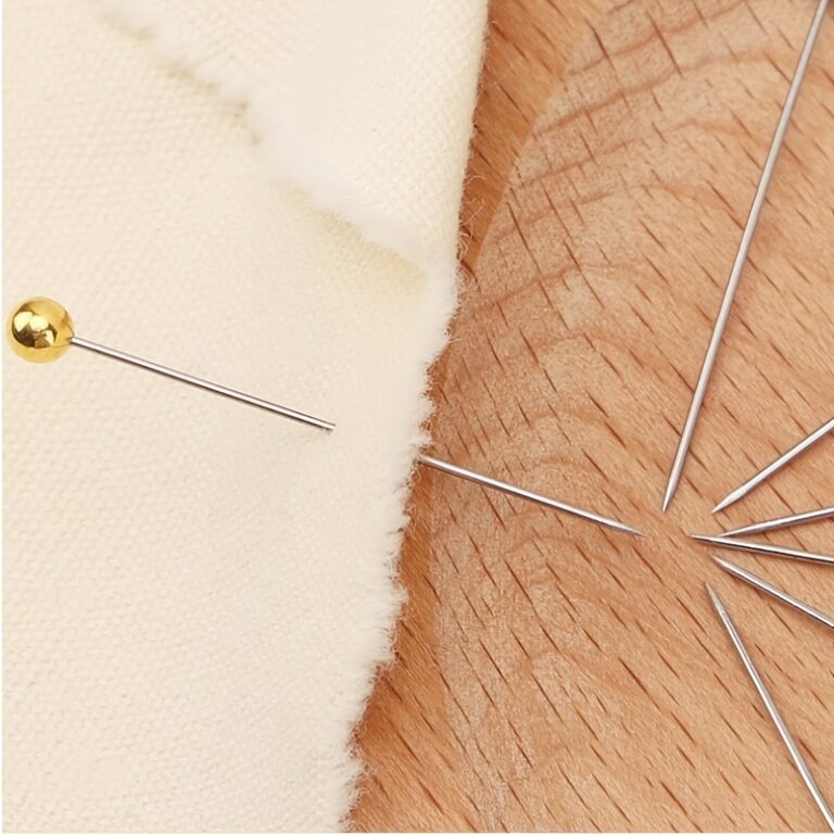 100pcs Stainless Steel Dressmaker Pins Straight Needles With Faux ...