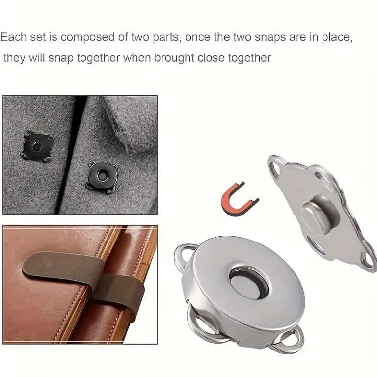 Magnetic Invisible Sewing Buttons 58 Pairs Diy Plum Blossom Buckle For ...